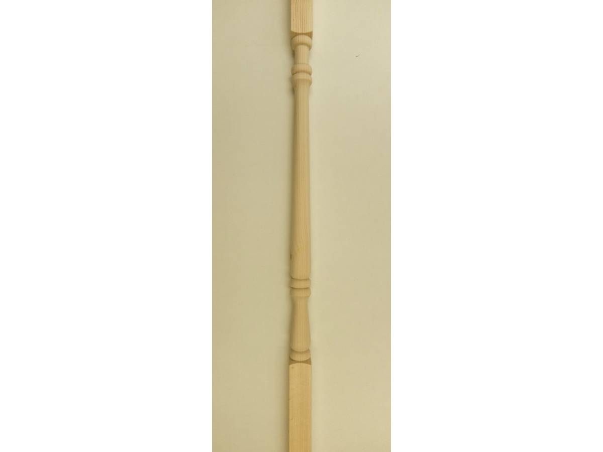 Pine Georgian 32mm Stair Spindle 900mm Turned Wooden Timber Baluster ...
