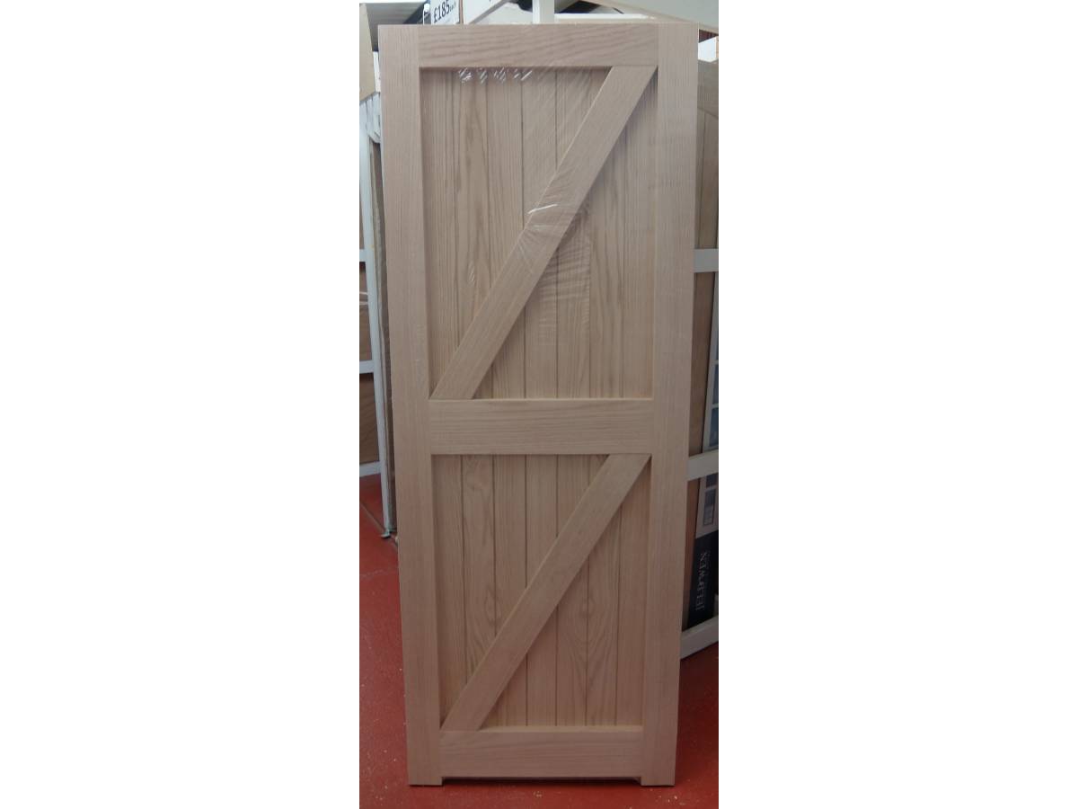 Oak Frame, Ledged and Braced External Door FLB