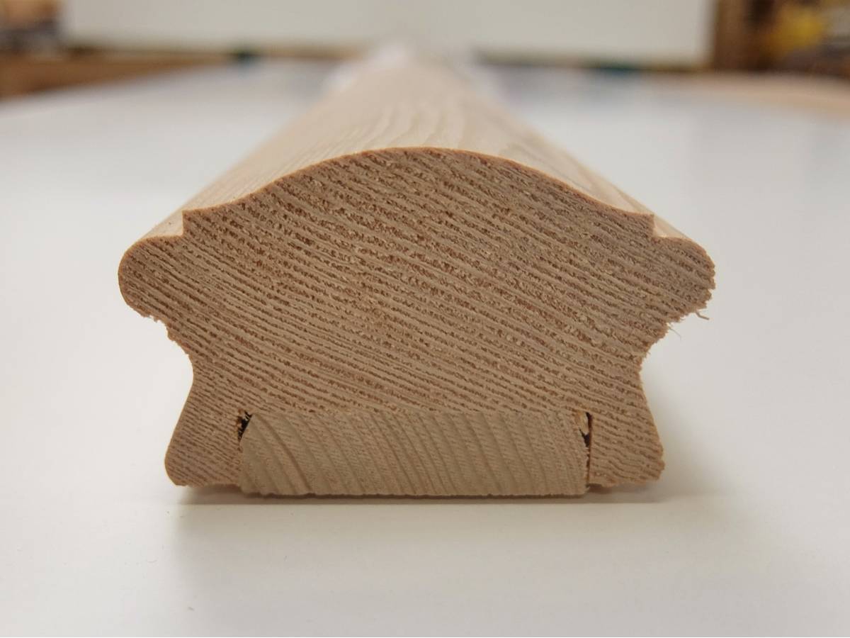 Hemlock Stair Handrail LHR 3.6m Low Profile Richard Burbidge 41mm ...