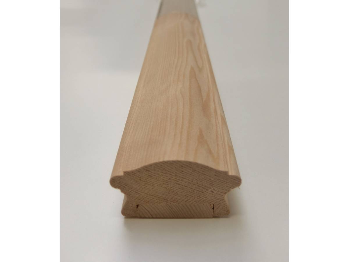Hemlock Stair Handrail LHR 3.6m Low Profile Richard Burbidge 41mm ...