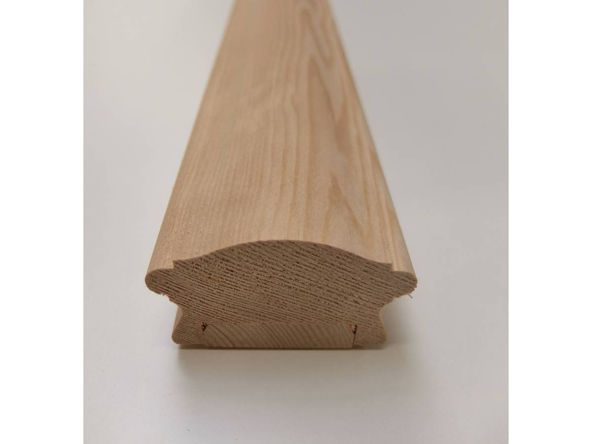 Hemlock Stair Handrail LHR 3.6m Low Profile Richard Burbidge 41mm ...