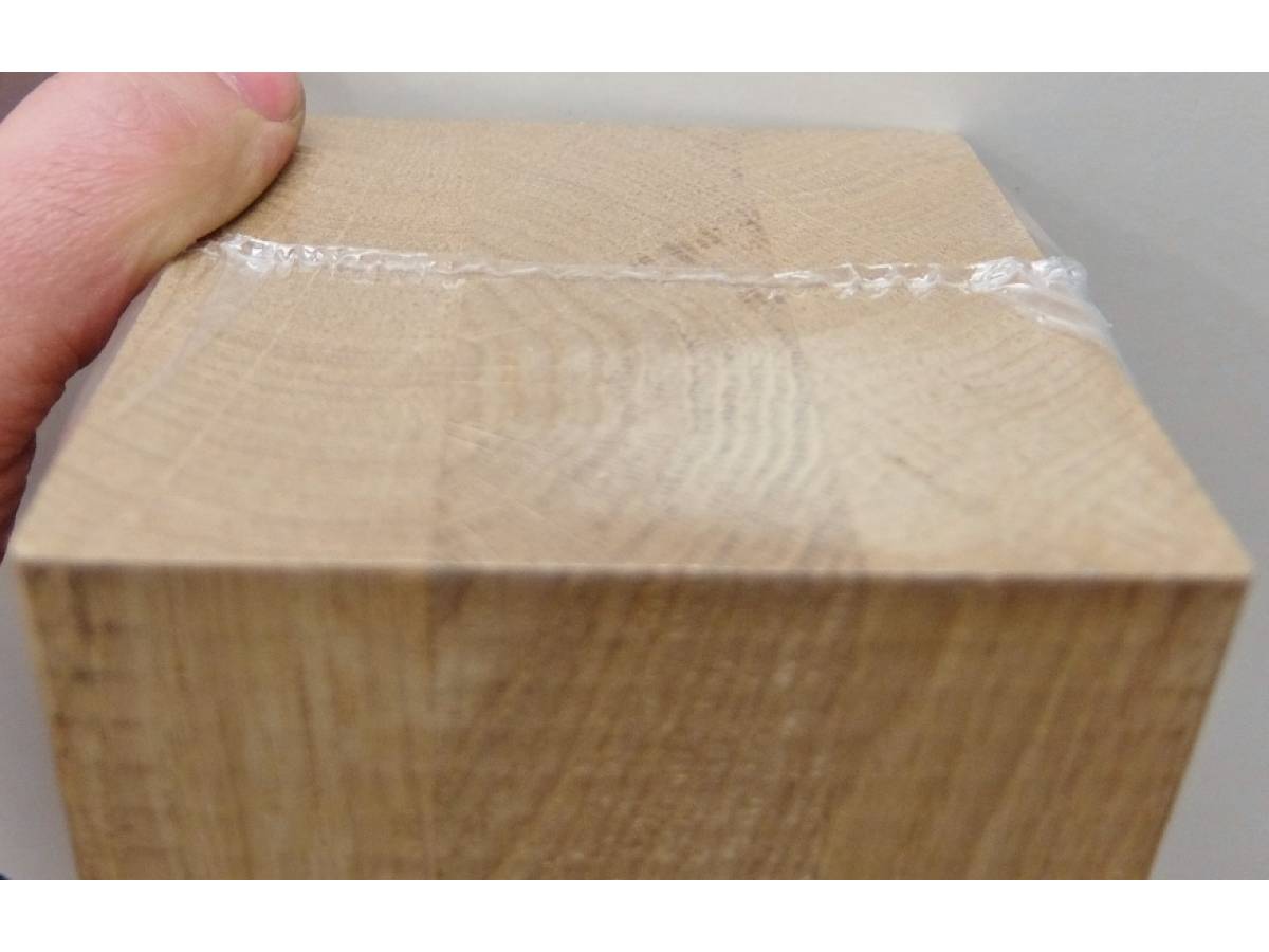 Oak Stop Chamfer Pattress Newel Post Stair Wooden Timber WOSCN1500 Hardwood