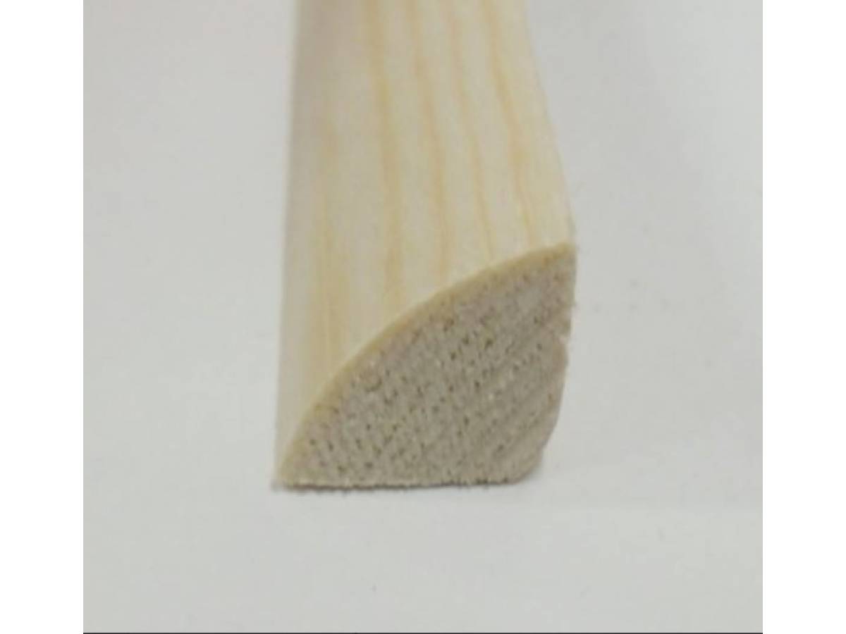 Quadrant pine decorative trim moulding 12x12mm 2.4m beading wooden ...