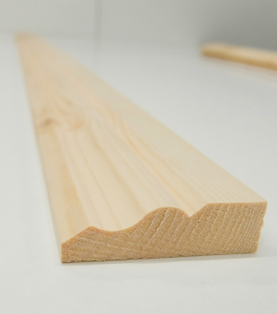 Architrave Ogee Timber Softwood Pine Various Lengths 69x20mm 3" | eBay