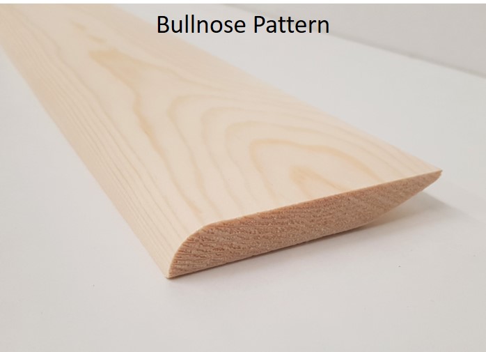 Skirting Timber Bullnose Chamfer Wood Dual Sided Softwood Pine 94x14mm ...